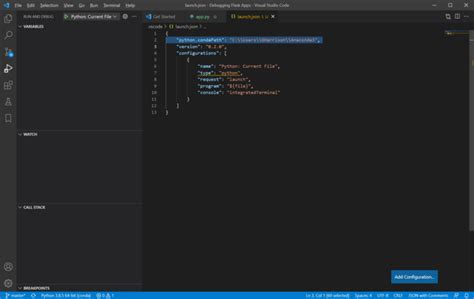 How To Debug Flask Applications In Vs Code Towards Data Science