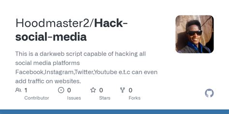 GitHub Hoodmaster Hack Social Media This Is A Darkweb Script Capable Of Hacking All Social