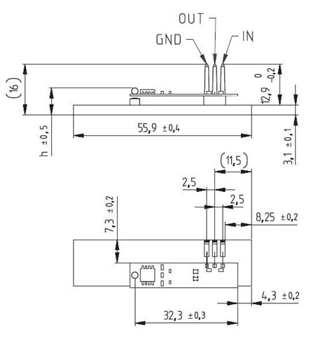 Compression Load Cell Beam Type Piezoelectric RITM Industry