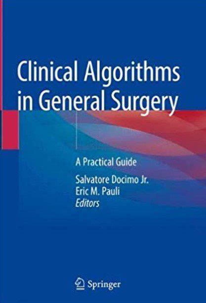 Clinical Algorithms In General Surgery A Practical Guide Pdf Free