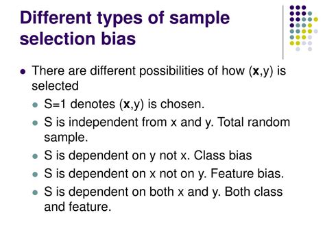 Ppt Type Independent Correction Of Sample Selection Bias Via