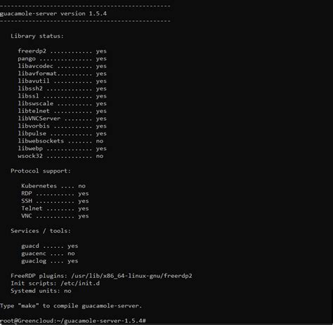 How To Install Guacamole Remote Desktop Tool On Ubuntu GreenCloud Documentation
