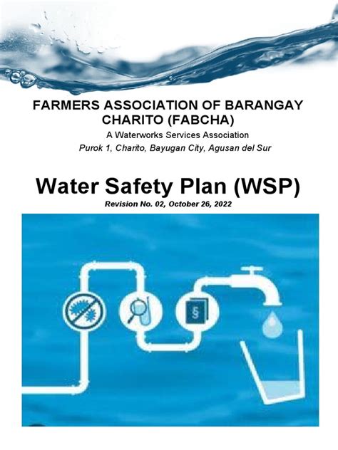 Water Safety Plan Final Fabcha Pdf Water Quality Water