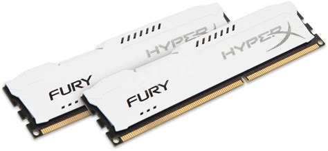 Память Dimm Ddr3 8gb Pc3 14900 1866mhz Kingston Hyperx Fury Hx318c10fwk2 8 White Series Kit