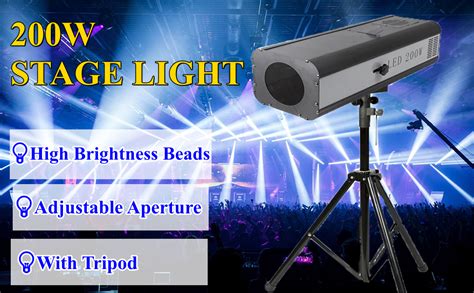 Dj Led Lighting Follow Spot 200w Led Follow Spotlight With