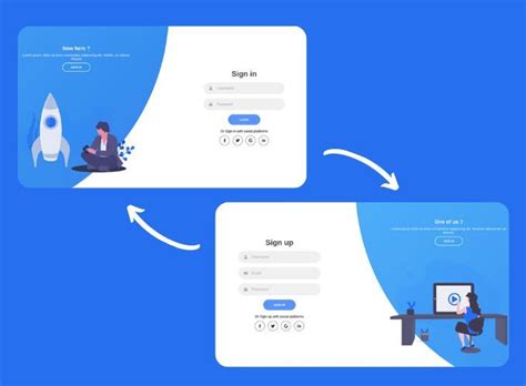build sliding login and registration form in html css javascript artofit