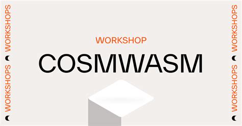 🧑💻 Workshop Di Codifica Cosmwasm — Contratti Intelligenti Rust E Dapps