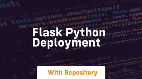 Flask Python Deployment Youtube