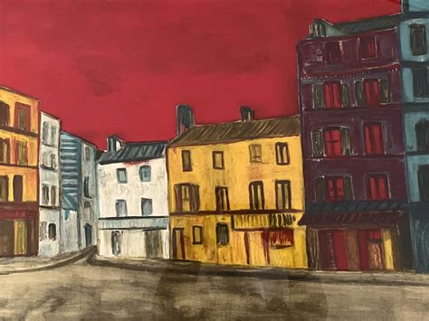 Marc Vosch “red Sky” Verkocht Kunstveiling Nl