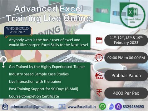 Prabhas Panda On Linkedin Advanceexcel Excel4all Dataanalysis Exceltrainer Liveonline