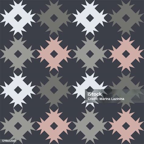 기하학적 모양의 모자이크 매끄러운 패턴 수동 부화로 디자인 0명에 대한 스톡 벡터 아트 및 기타 이미지 0명 그런지 이미지 기법 기하 도형 Istock