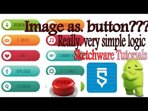 Sketchware Tutorials How To Use Image As A Button YouTube