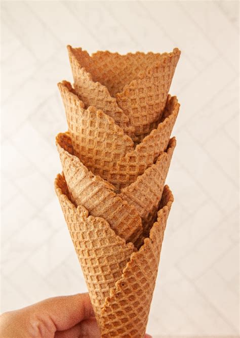 Super Easy Homemade Waffle Cones Recipe Blog By Donna