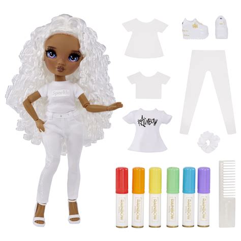 Rainbow High Violet Eyed Doll Rainbow High Color And Create Doll The