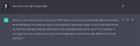 Golang Chatgpt Programming Starwars Maythe4thbewithyou Alexandre Lopes