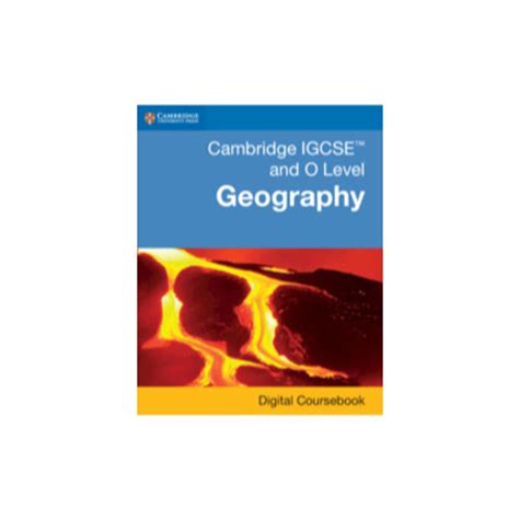 Cambridge Igcse And O Level Geography Digital Coursebook 2 Years Isbn 9781108984249