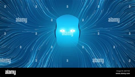 Blue Futuristic Machine Learning Artificial Intelligence Cloud