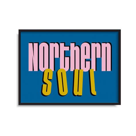 Northern Soul Print Twisted Rebel Designs