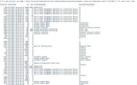 Network Security Get Winevent Part Iii Querying The Event Log For Logons Part A