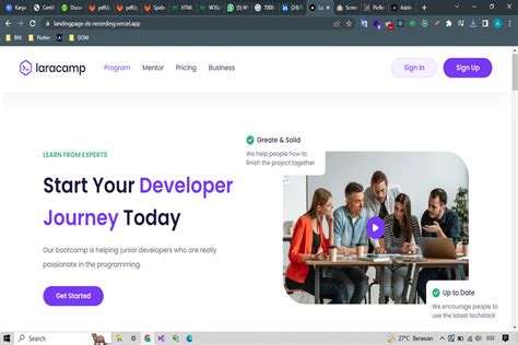 Landing Page With Design System React JS Storybook BuildWithAngga