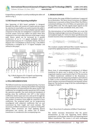 Design Of Low Power Reconfigurable IIR Filter With Row Bypassing Multiplier PDF Programming