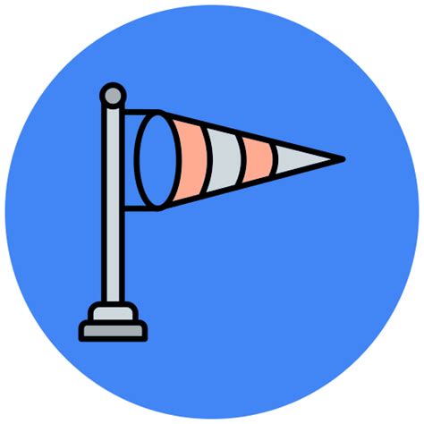 Wind Vane Generic Outline Color Icon