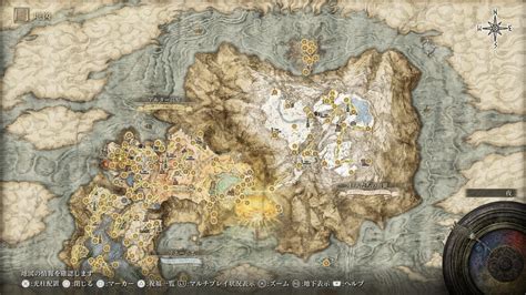 【ゲーム画像】全体マップ祝福ダンジョン場所まとめ【エルデンリング攻略】 ユーブロ