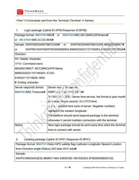 Thinkrace Smart Wearable Device Communication Protocol English Connects To Gps Positioning