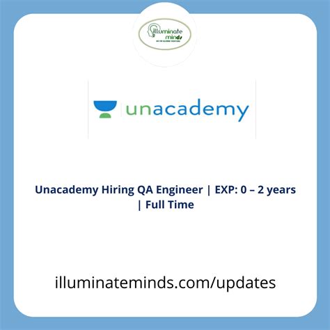 Unacademy Hiring Qa Engineer Exp 0 2 Years Full Time