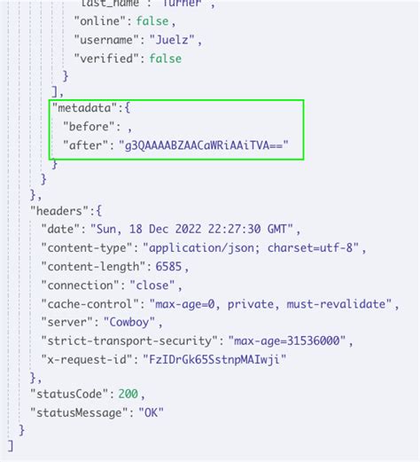 Loop How Can I Use The Result Of The First Request In The Next