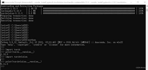 Yolov5环境torchvision和pytorch的版本不一致pytorch和torchvision版本不匹配 Csdn博客