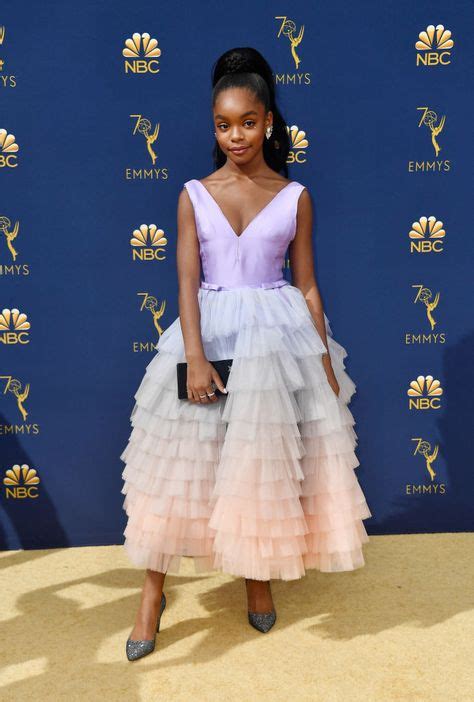 Marsai Martin Attends The 70th Emmy Awards At Microsoft Theater On