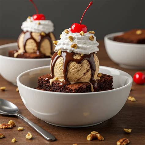 Brownie Ice Cream Sundae Recipe Little Mama Cooks
