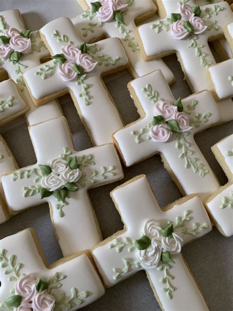 Floral Cross Cookies Artofit