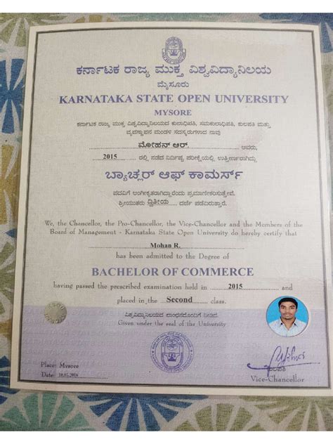 Convocation Certificate Pdf