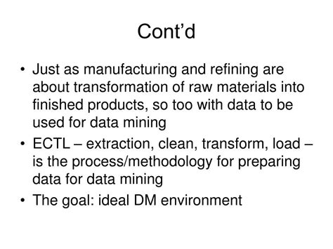 Ppt Data Mining Lecture 2 Dbms Dw Olap And Data Preprocessing Powerpoint Presentation Id