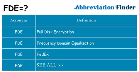 What Does Fde Mean