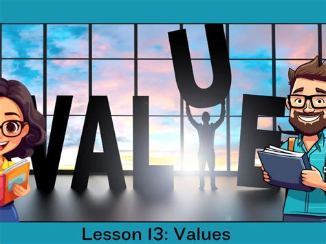 values teaching resources