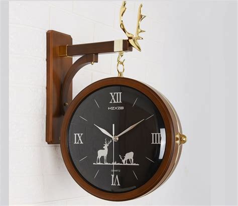 Double Sided Station Wall Clock At Matthew Tindal Blog