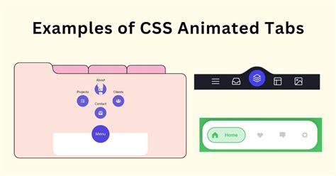 15 Css Animated Tabs