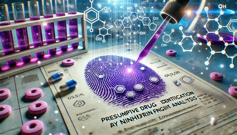 Ninhydrin Fingerprint Analysis New Drug Detection Method
