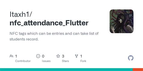 GitHub Itaxh Nfc Attendance Flutter NFC Tags Which Can Be Entries And Can Take List Of