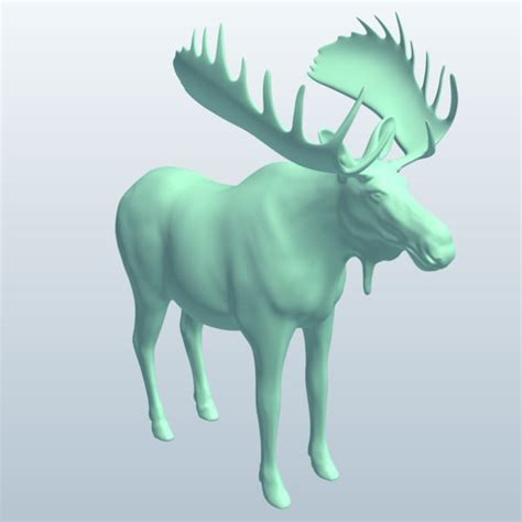 Moose V3 Free 3d Model Obj Stl Free3d