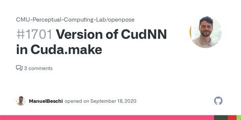 Version Of Cudnn In Cuda Make Issue Cmu Perceptual Computing