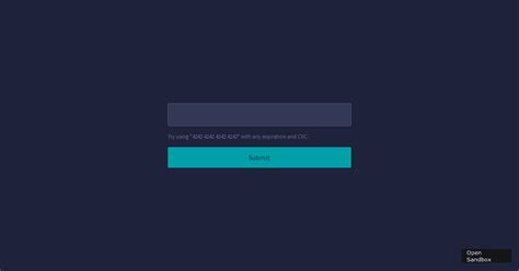 Basis Theory Basis Theory Js Examples Codesandbox