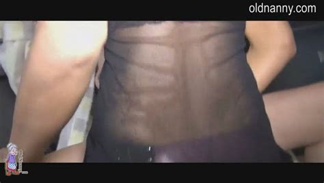 Horny Granny Takes A Pounding From Milf While Doing The Dishes