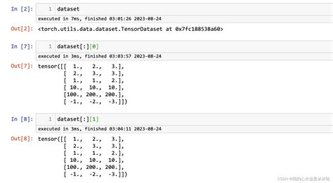 Tensordataset 和dataloader取值datatensordataset和dataloader Csdn博客