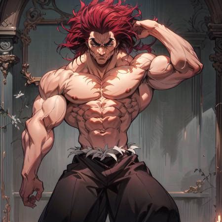 Yujiro Hanma Baki｜ai Art Model And Lora Pixai
