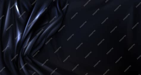 Черный шелк, латексная ткань, фон, текстиль | Бесплатно векторы