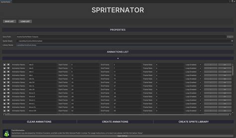 Tool For Generating Sprite Libraries Unity Engine Unity Discussions